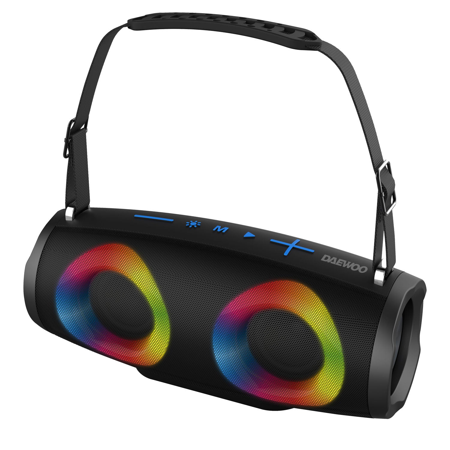 Bocina Bluetooth Con Subwoofer Daewoo Booster Led Fm Usb Tf ...