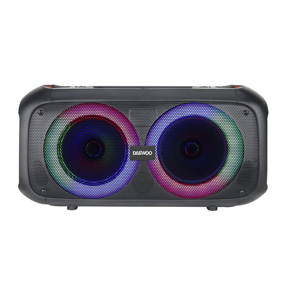 Bocina Bluetooth Recargable 2x6.5 Pulgadas Daewoo Megabox Dw1988 Luz L