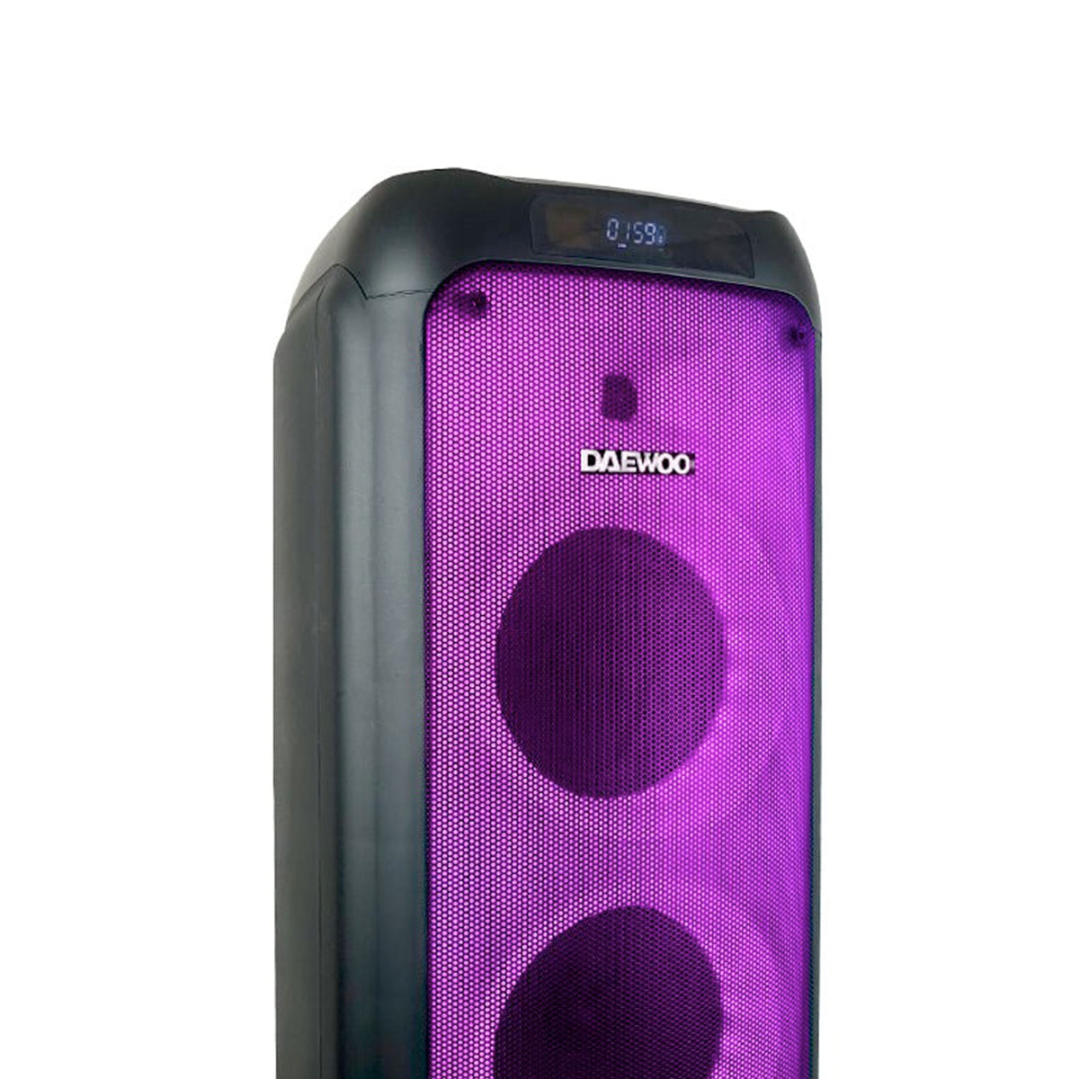 Bocina recargable bluetooth 2x8" Daewoo PARTY DW-2000 - Selectsound.com.mx