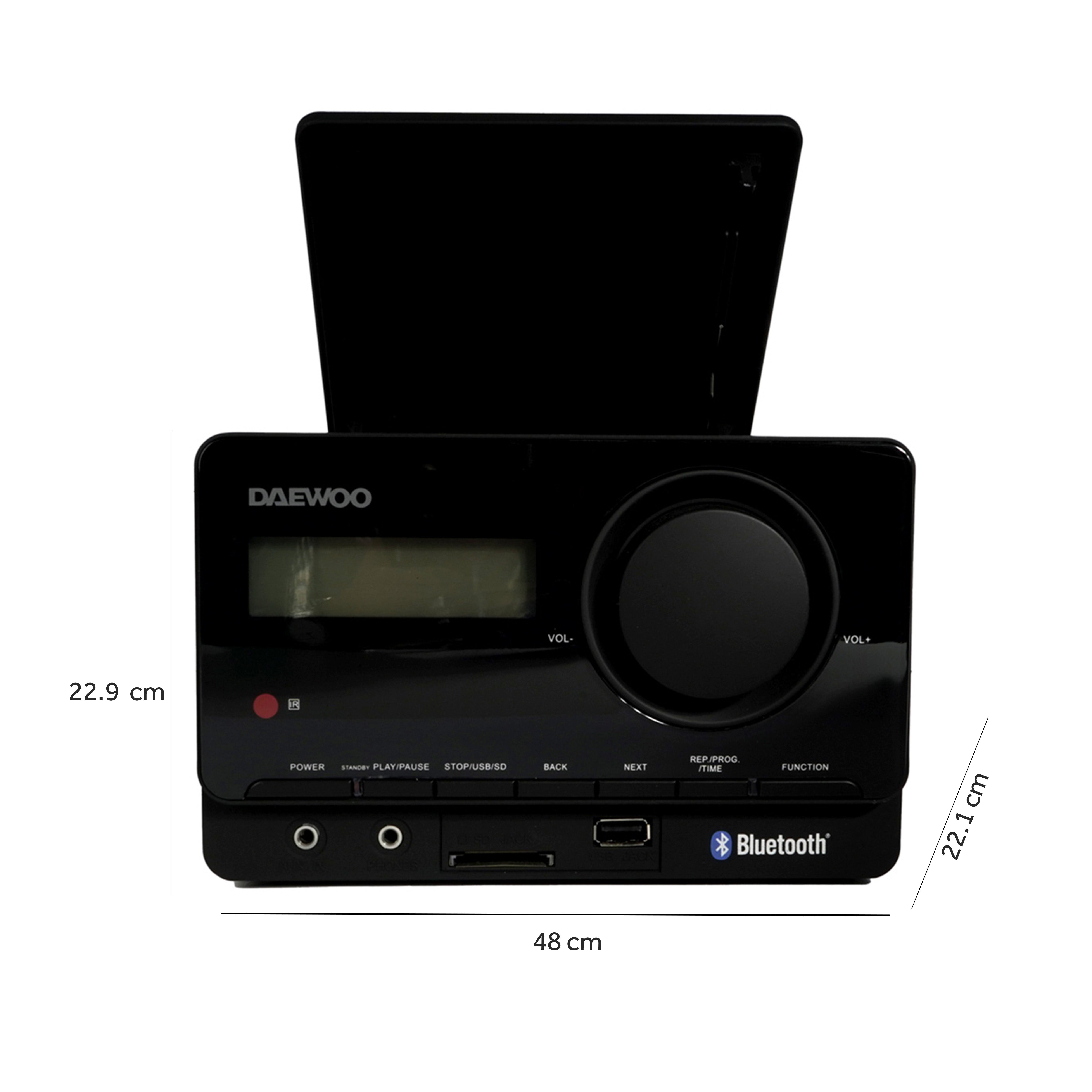 Minicomponente Bluetooth Daewoo - Selectsound.com.mx